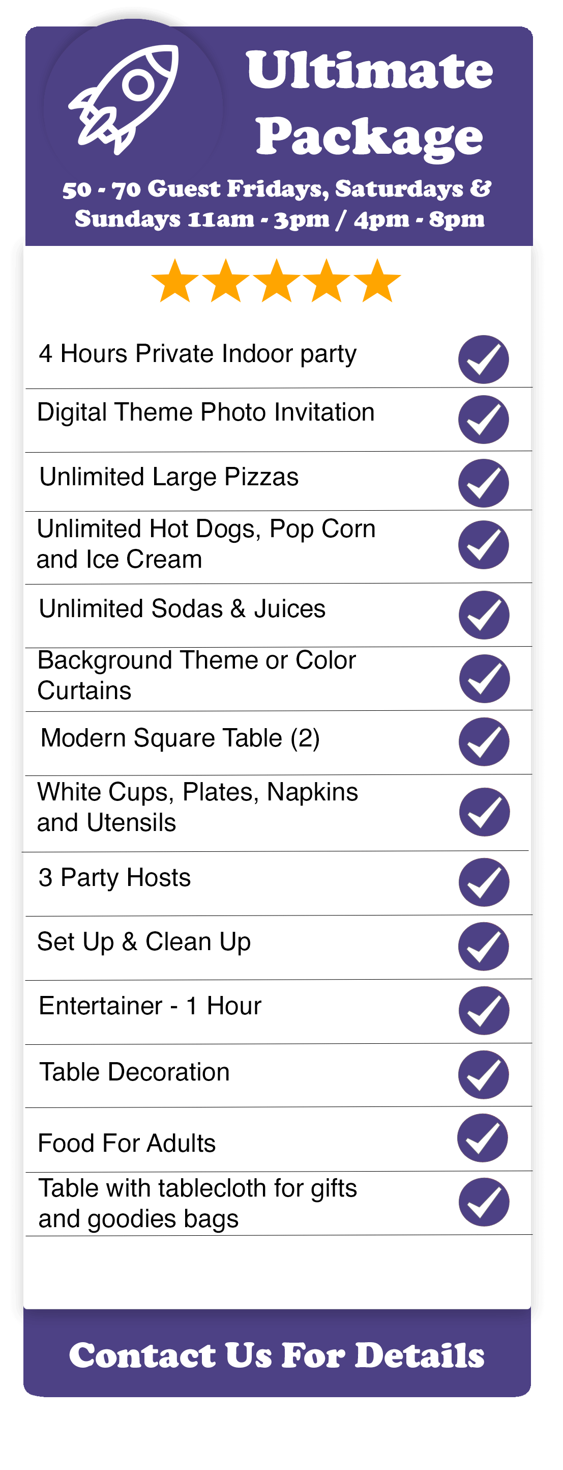 Party Packages - MiniTown Party Indoor Playground for Kids, teens and ...